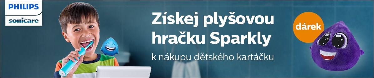 Plyšový Sparkly k dětskému kartáčku Philips Sonicare | Expert.cz
